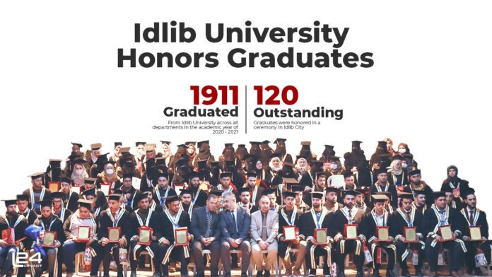 Idlib University Honors Graduates - levant24