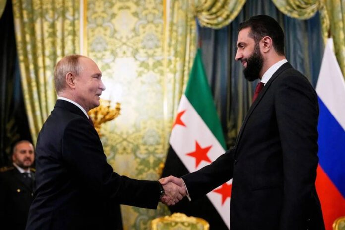 Sharaa Presses Putin on Assad Extradition and Russian Bases - levant24