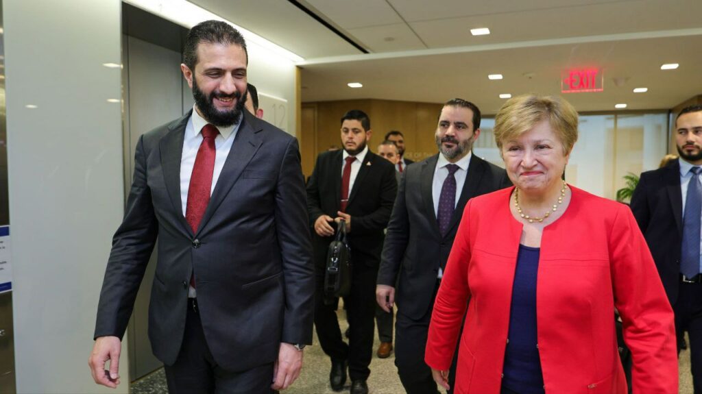 Syrian President Sharaa Visits Washington for First White House Meeting ...